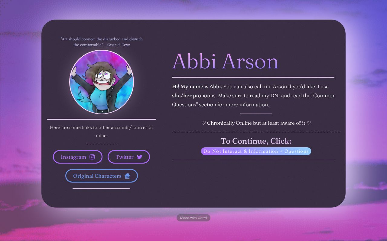 Abbi Arson ⌟